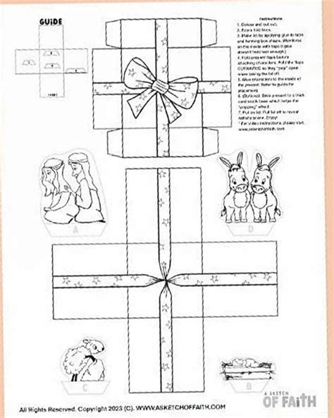 Pesebre Dibujo 10 Mandamientos Para Niños Nacimiento De Jesus