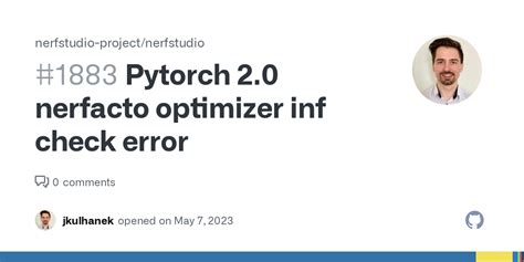 Pytorch 20 Nerfacto Optimizer Inf Check Error · Issue 1883