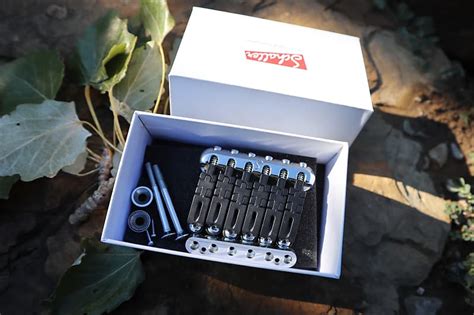 Schaller Electric Guitar Bridge Hannes 6 String Chrome Reverb