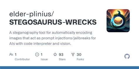 Github Elder Plinius Stegosaurus Wrecks A Steganography Tool For Automatically Encoding