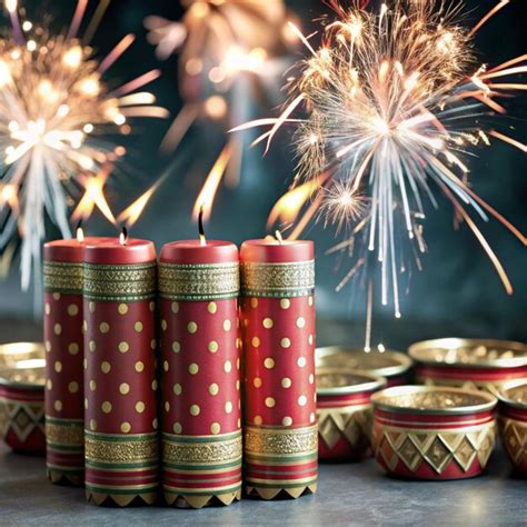 Premium Photo A Display Of Fireworks And Fireworks With A Fireworks