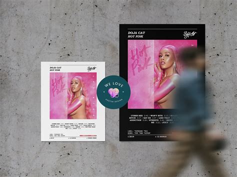 Doja Cat Hot Pink Album Poster Doja Cat Poster Album Cover Poster Sold By Cabdullaahi