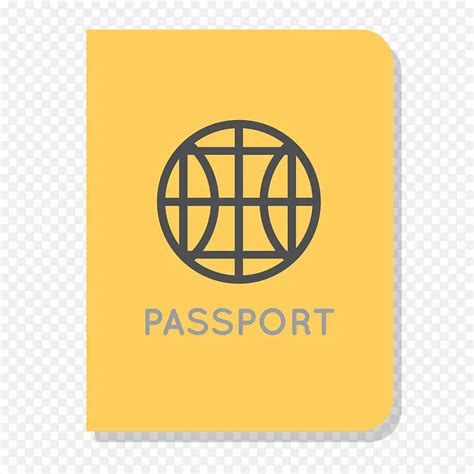 卡通创意黄色护照PNG图片素材下载 图片编号qgglgvmq 免抠素材网