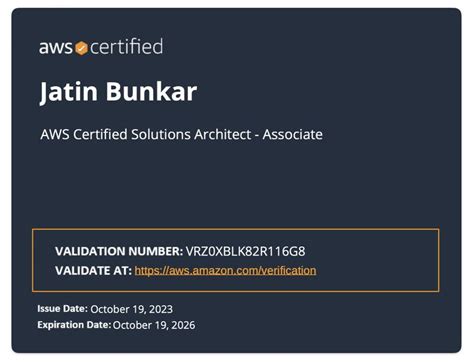 Jatin Bunkar On Linkedin Aws Cognizant Cloudarchitecture