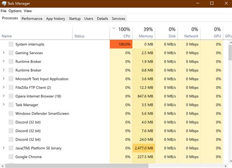 System Interrupts 100 Cpu Usage Issue Rbuildapc