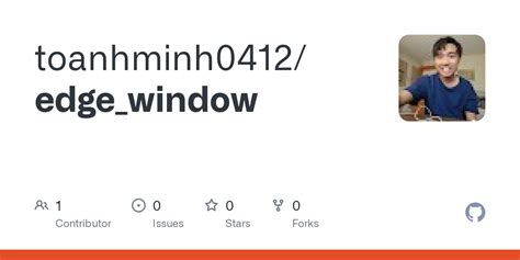 GitHub Toanhminh Edge Window