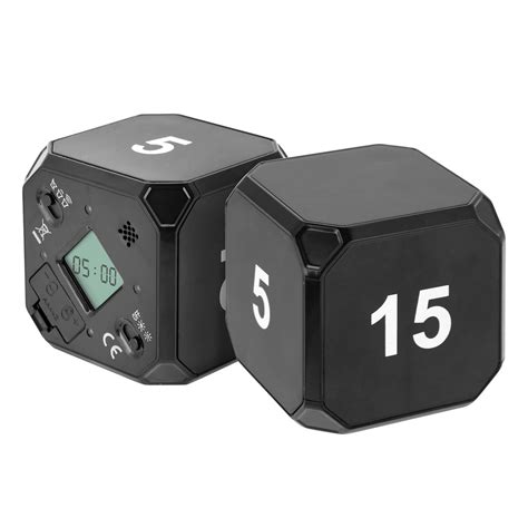 Buy Cube Timer Macause Digital Kitchen Timer Gravity Sensor Flip Preset Timers With 4 Led Light
