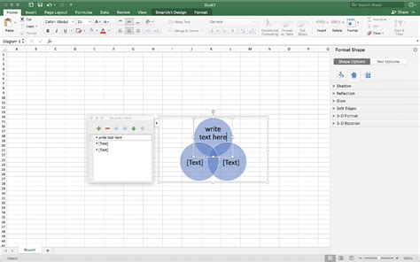 Creating A Venn Diagram In Excel Vizzlo