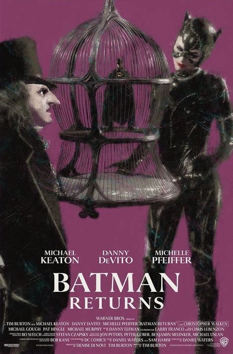 Batman Returns 1992 Batman Returns Film Posters Art Tim Burton Art