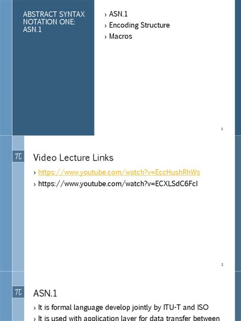 Abstract Syntax Notation One Pdf Data Type Computer Network