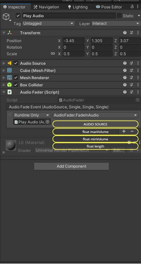 Need Help Unityevent Showing Method Variables In Unity Event Inspector Unity Engine Unity