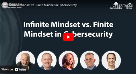 Infinite Mindset Vs Finite Mindset In Cybersecurity Dr Erdal Ozkaya