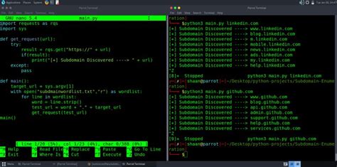 sumanta debnath on linkedin infosec subdomain python