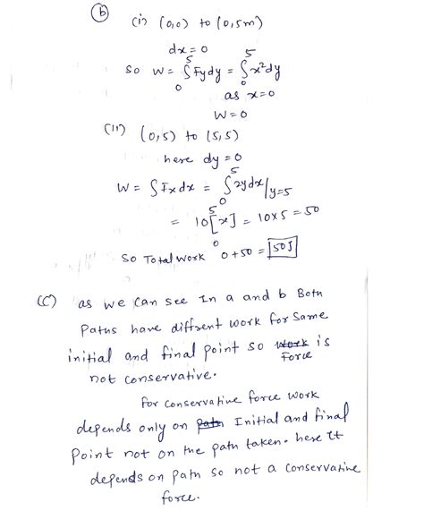 Solved Problem A Force Acting On A Particle Moving In The Xy Plane Is Giv TutorBin