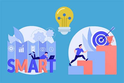 People Are Running Up Stairs To The Light Bulb That Says Smart And An Image Of A Man