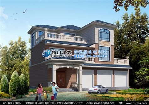 三楼层商铺设置图纸带商铺的农村自建房三间商铺三层别墅房大山谷图库