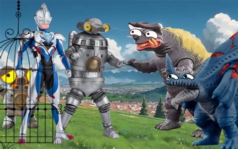 泽塔奥特曼打败怪兽保护小机器人 账号已注销 账号已注销 哔哩哔哩视频