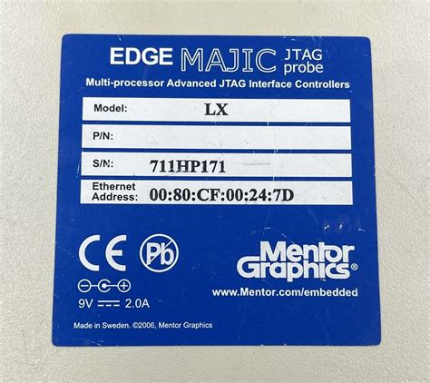 Mentor Graphics Edge Majic Lx Interface Controller Novus Ferro Pte Ltd