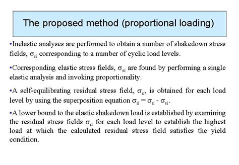 Elastic Shakedown In Pressure Vessel Components Under Proportional