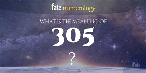 The Meaning Of The Number 305