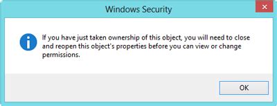 Take Ownership Of Drives Files Folders In Windows 8