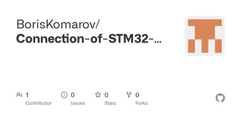 github boriskomarov connection of stm32 i2c boards with graph output