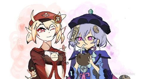 Klee And Qiqi Collab Genshin Impact HoYoLAB