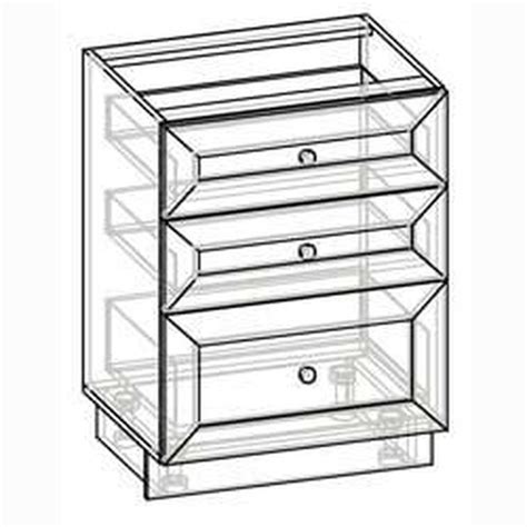 60 низ шухляди кухня гранд — ціна 2266 грн у каталозі Меблі для кухні Купити товари для дому та