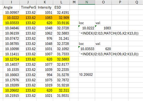 excel formula to return an adjacent value when two cells match between a range stack overflow
