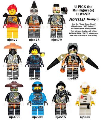 Genuine Lego U Pick Ninjago Hunted Minifigures Group 3 New Ebay