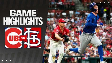 Cubs Vs Cardinals Highlights 07122024 Chicago Cubs