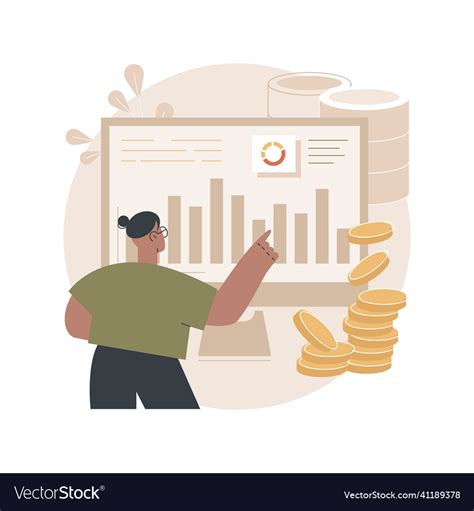 Data Monetization Abstract Concept Royalty Free Vector Image