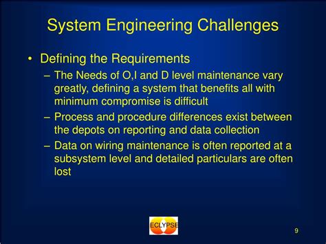 Ppt The System Engineering Challenges Of Implementing An Automatic