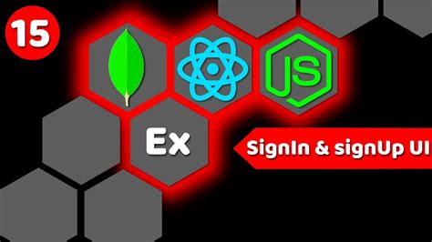 15 creating signin and signup page ui in react js mern stack tutorial instagram clone youtube