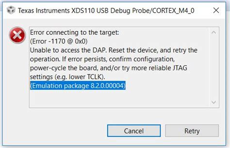 CCS MSP432P401R XDS110 Debug Probe And Emulation Package 8 2 0 00004