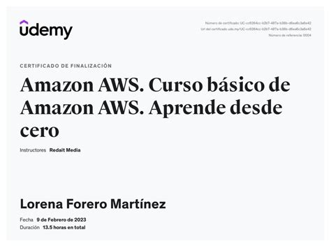 Lorena Forero Martínez On Linkedin Udemy Course Completion Certificate