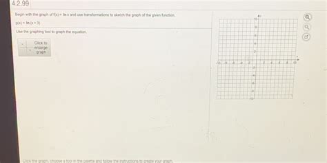 Solved 4299 Begin With The Graph Of Fx In X And Use Transformations Course Hero