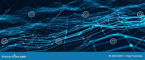 Big Data Visualization Data Technology Illustration Science Background Technological 3d