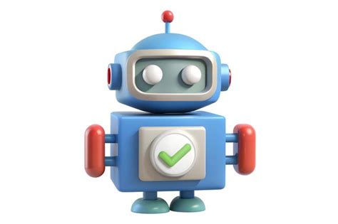 3d Ai Robot And Qa System Icons For Integrated Ai In Qa Systems Ideal