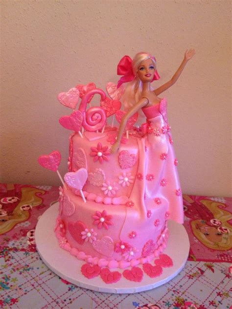 Торт своими руками на день рождения ребенка барби 81 фото