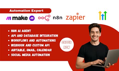 Build Powerful Ai Automation Using Make N8n Zapier Airtable Notion