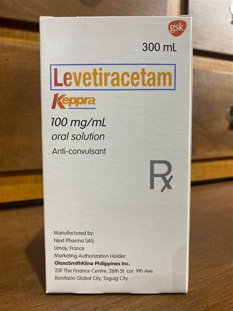 Levetiracetam Keppra 100mg Ml 300ml Oral Solution Meds For All