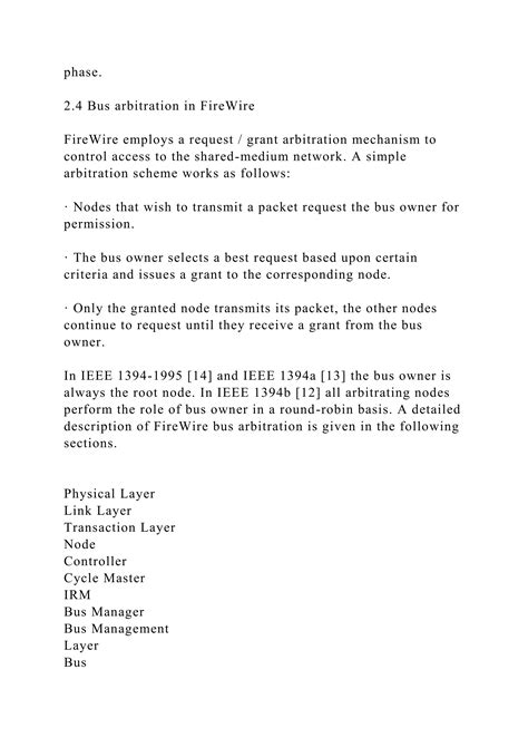 2 2 Overview Of Firewirefirewire Was Originally Developed By Docx Computer Networking Computing