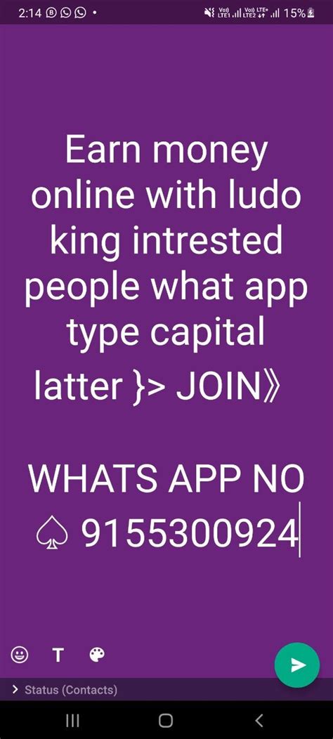 Any One Intrested Wants To Earn Money In Online Then Msging In Whats