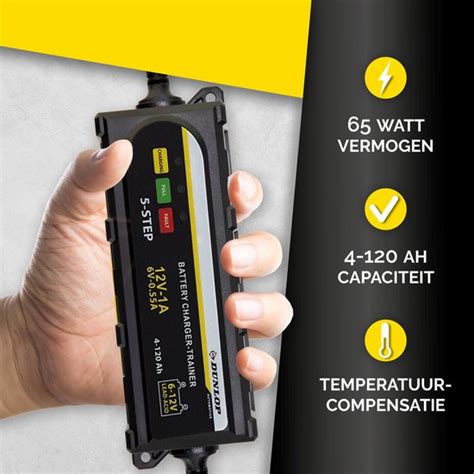 Dunlop Acculader Druppellader Met Led Display