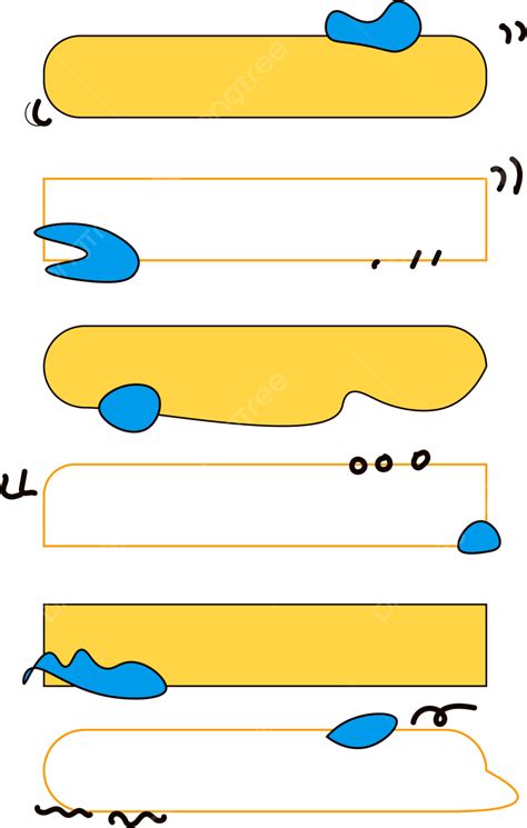 다채로운 레이블 거품 장식 프레임 귀여운 재미 대화 상자 손으로 그린 프레임 손으로 그린 대화 취미 Png 일러스트 및 벡터 에 대한 무료 다운로드 Pngtree