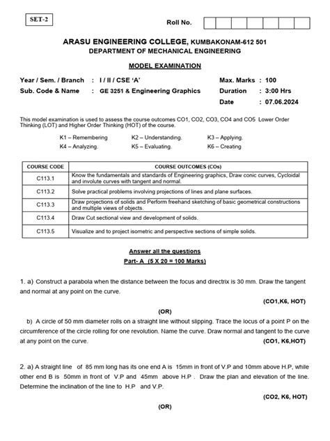 Model Eg Qp Pdf Geometry Euclidean Geometry