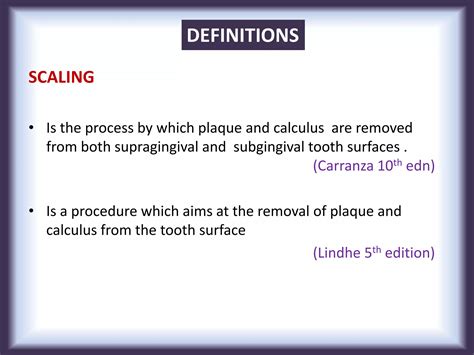 11 Scaling And Root Planing PPT