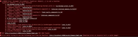 Npm I Need To Implement A Functionality To Use Thermal Printer In Angular App I Tried
