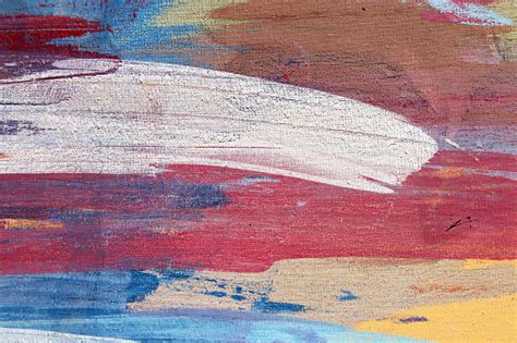 추상 미술 배경입니다 캔버스에 아크릴 페인트의 거친 브러시 스트로크 0명에 대한 스톡 사진 및 기타 이미지 0명 가리기 갈색 Istock